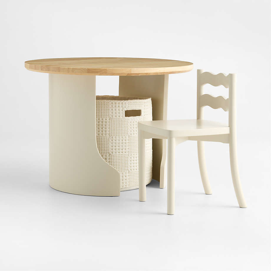 Scout Round Kids Play Table - Solid Wood & Montessori Inspired – The ...